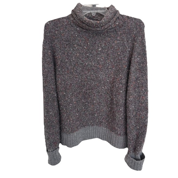 Rachel Zoe | Sweaters | Rachel Zoe Boucle Turtleneck Sweater Gray ...